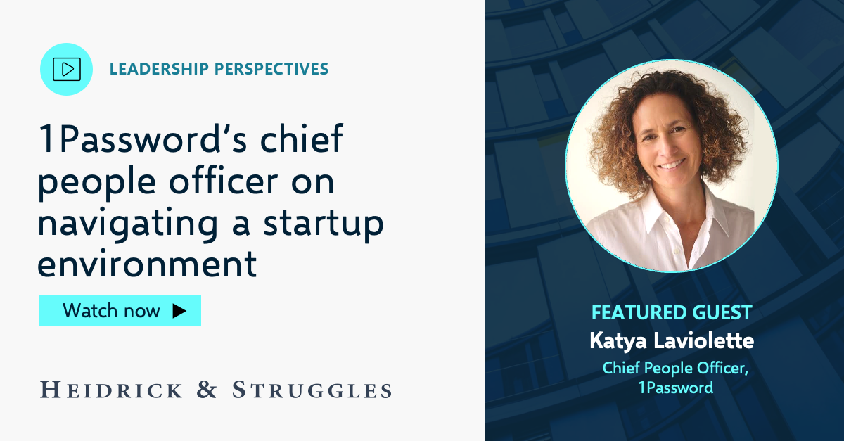 Leadership perspectives: 1Password’s chief people officer on navigating ...