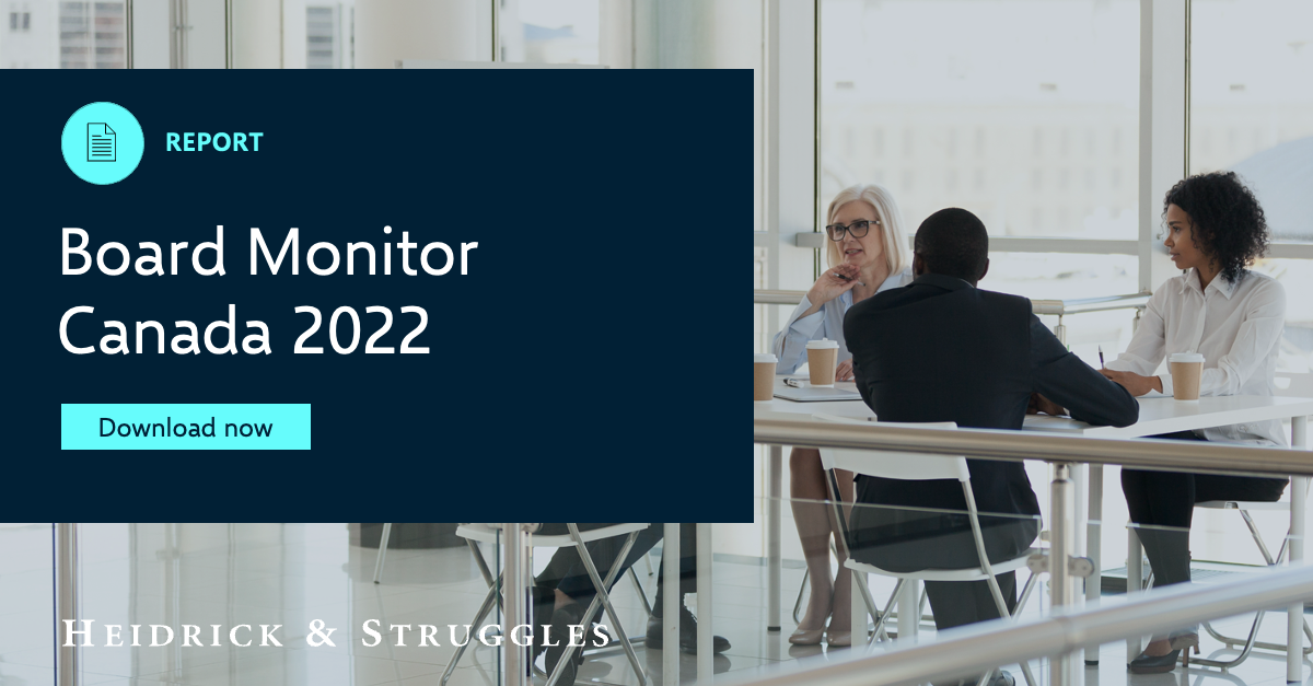 Board Monitor Canada 2022 | Insights | Heidrick & Struggles