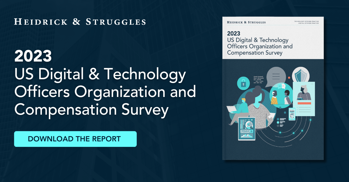 2023 US Digital & Technology Officers Organization and Compensation Survey | Insights | Heidrick ...