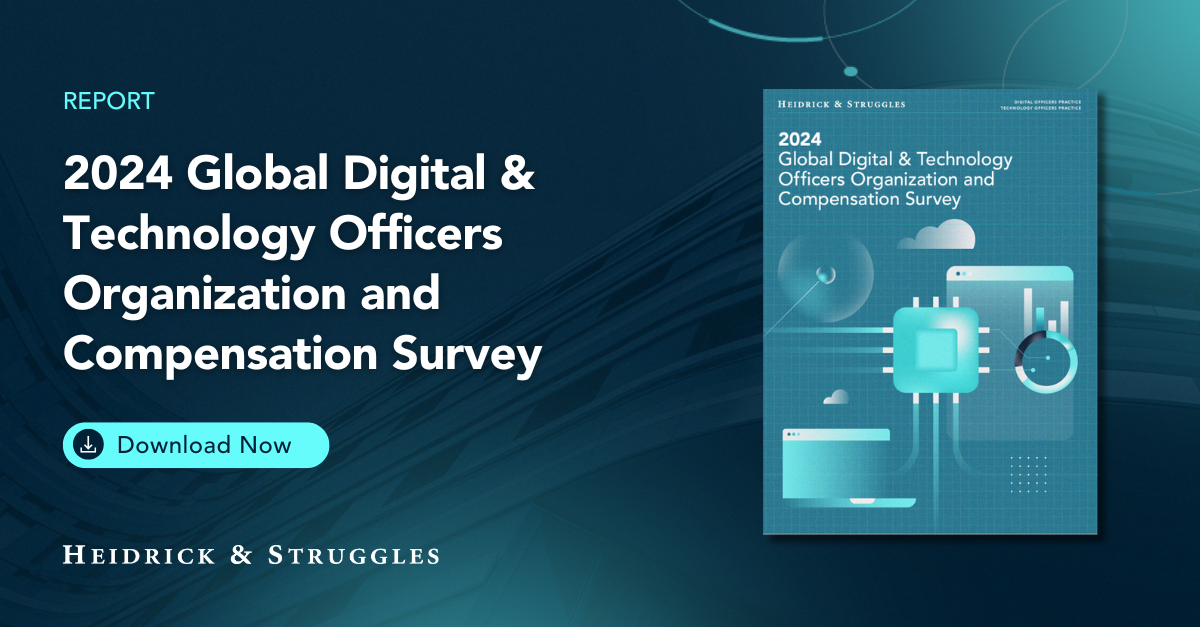 2024 Global Digital & Technology Officers Organization and Compensation Survey | Insights ...