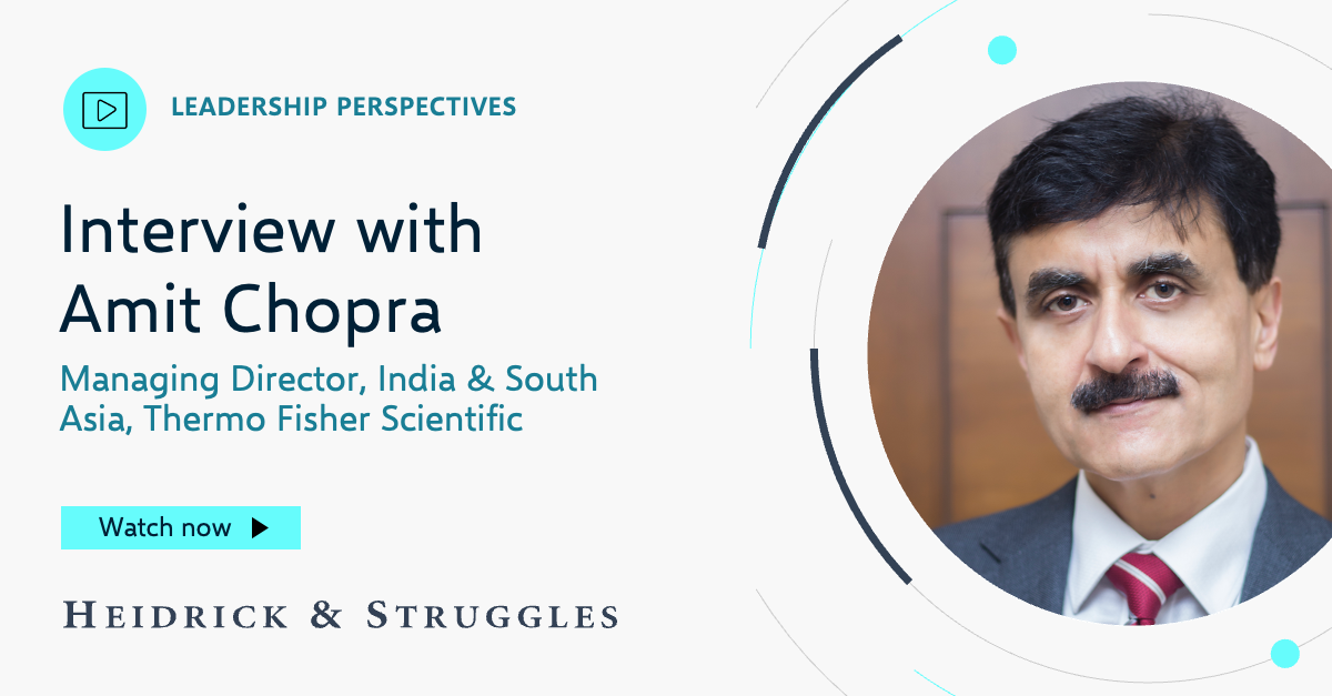 Interview with Amit Chopra, former chairman and managing director ...