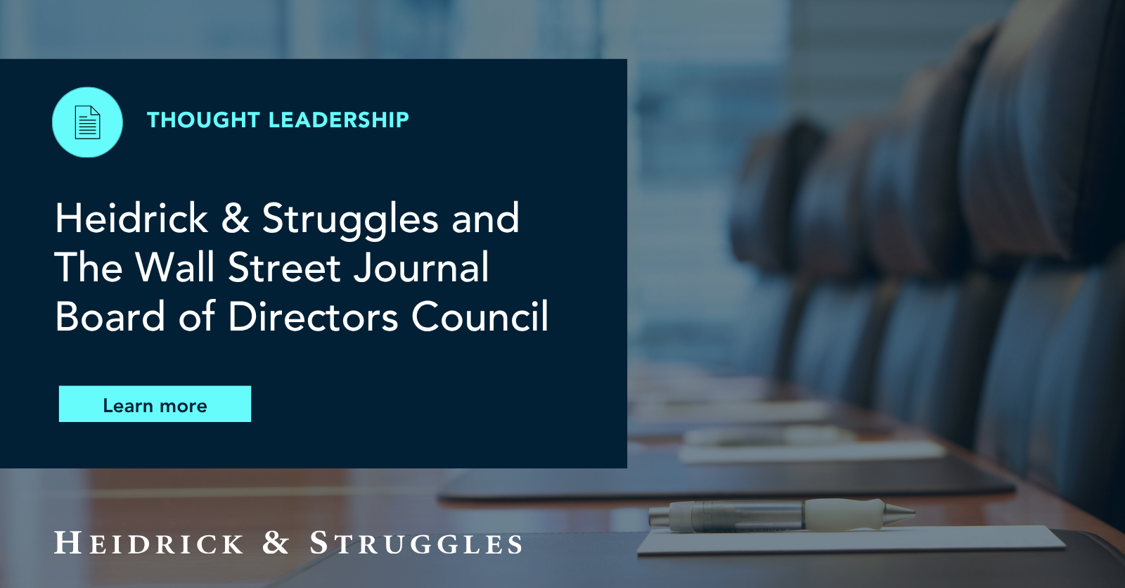 Heidrick & Struggles and The Wall Street Journal Board of Directors ...