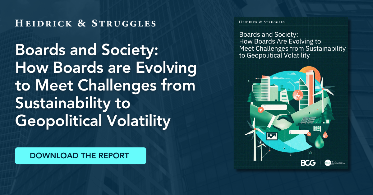 Evolving Society: How Boards are Evolving to Meet Challenges