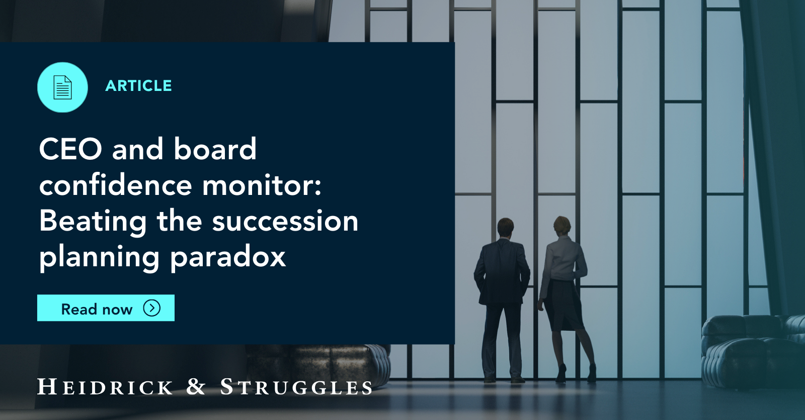CEO and board confidence monitor: Beating the succession planning ...