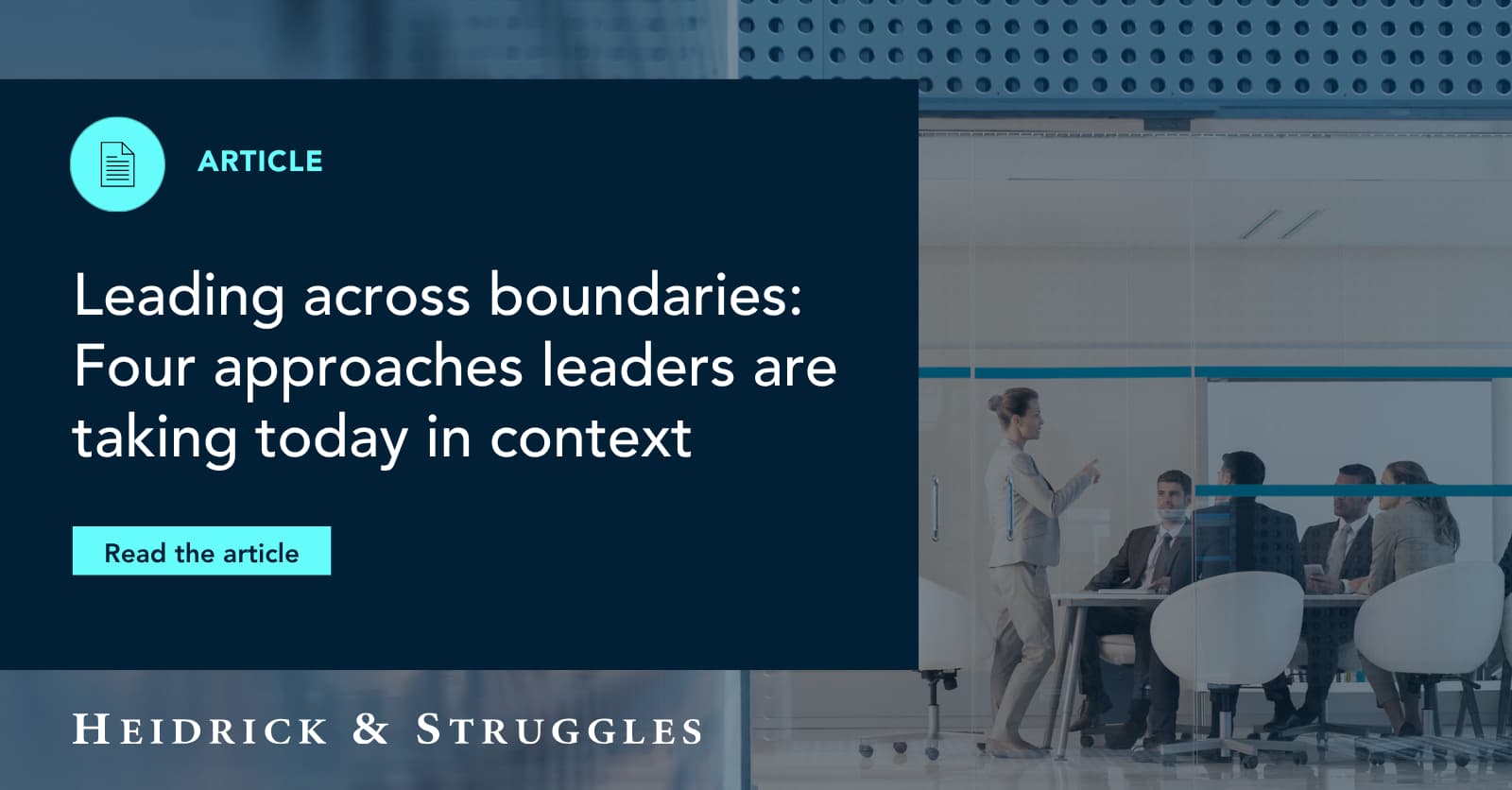 Leading Across Boundaries | Leadership Approaches