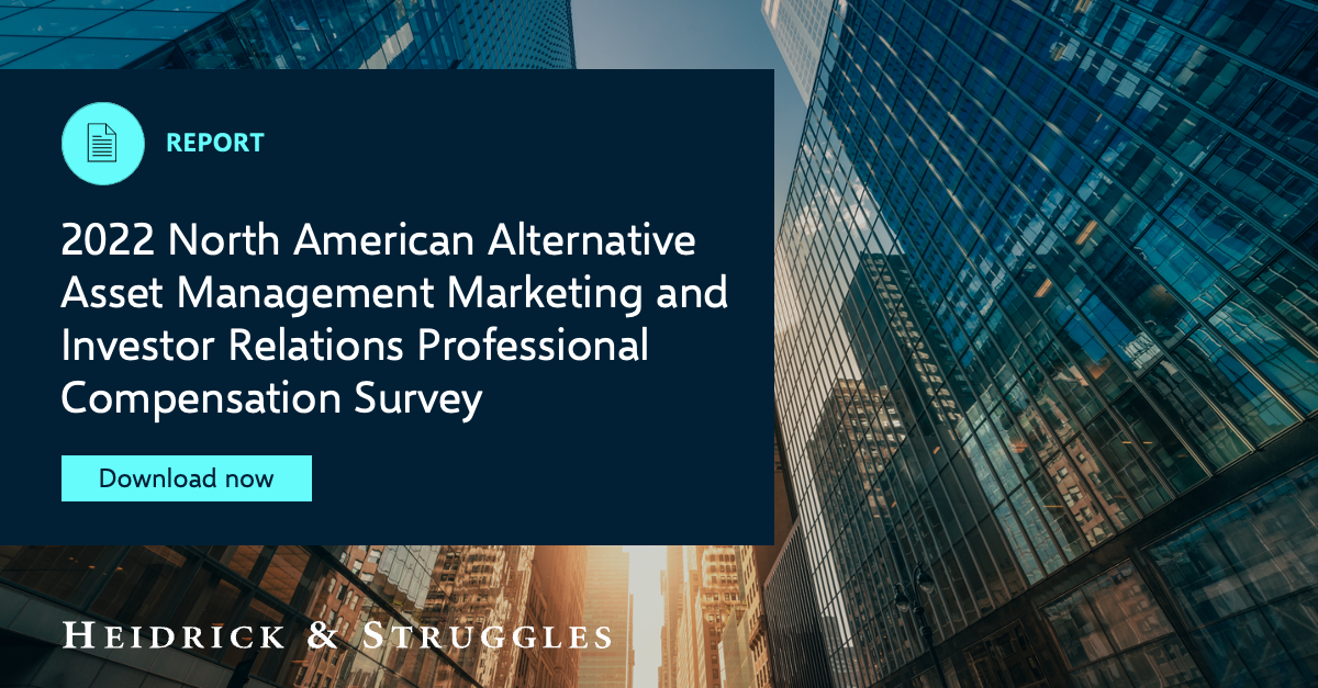 2022 North American Alternative Asset Management Marketing and Investor Relations Professional ...