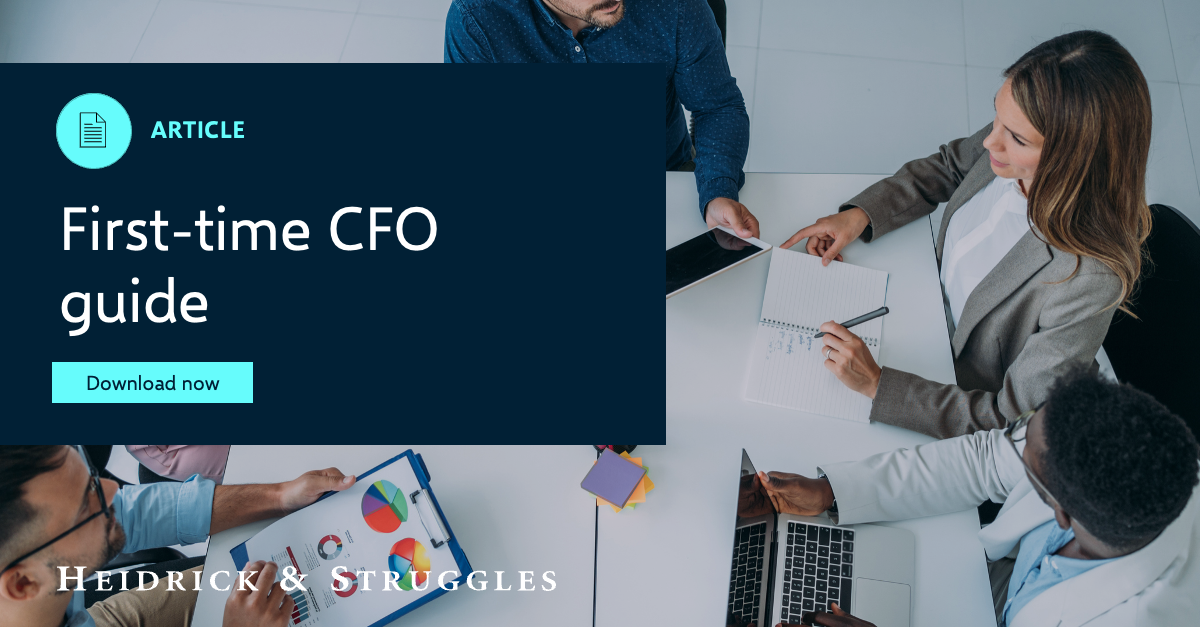 First-time CFO guide | Insights | Heidrick & Struggles