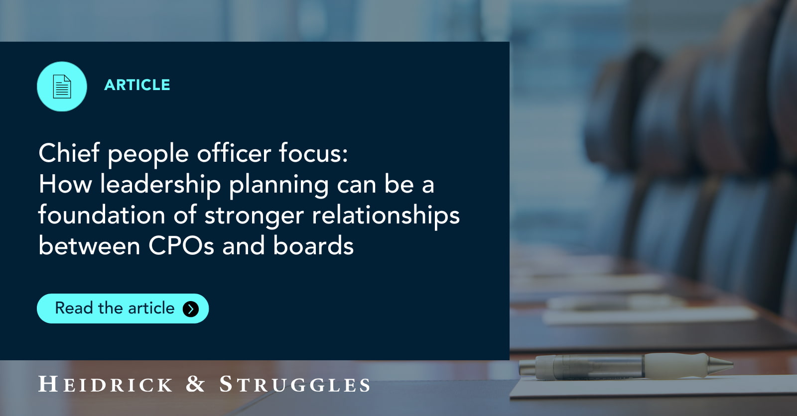 Chief people officer focus: How leadership planning can be a foundation ...