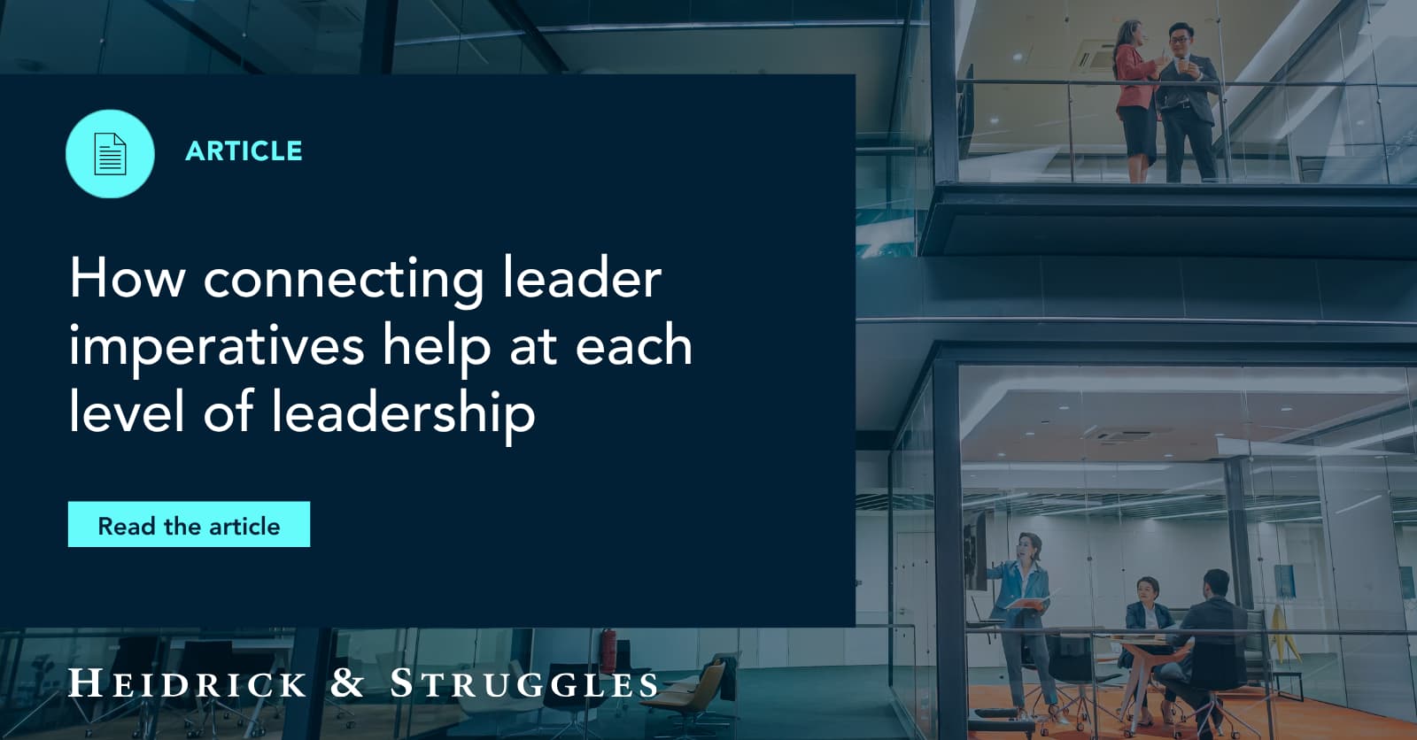How connecting leader imperatives help at each level of leadership ...