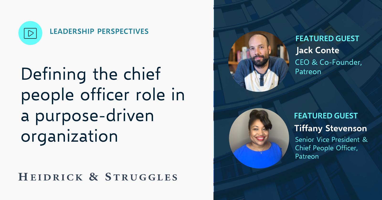 Leadership perspectives: Defining the chief people officer role in a ...
