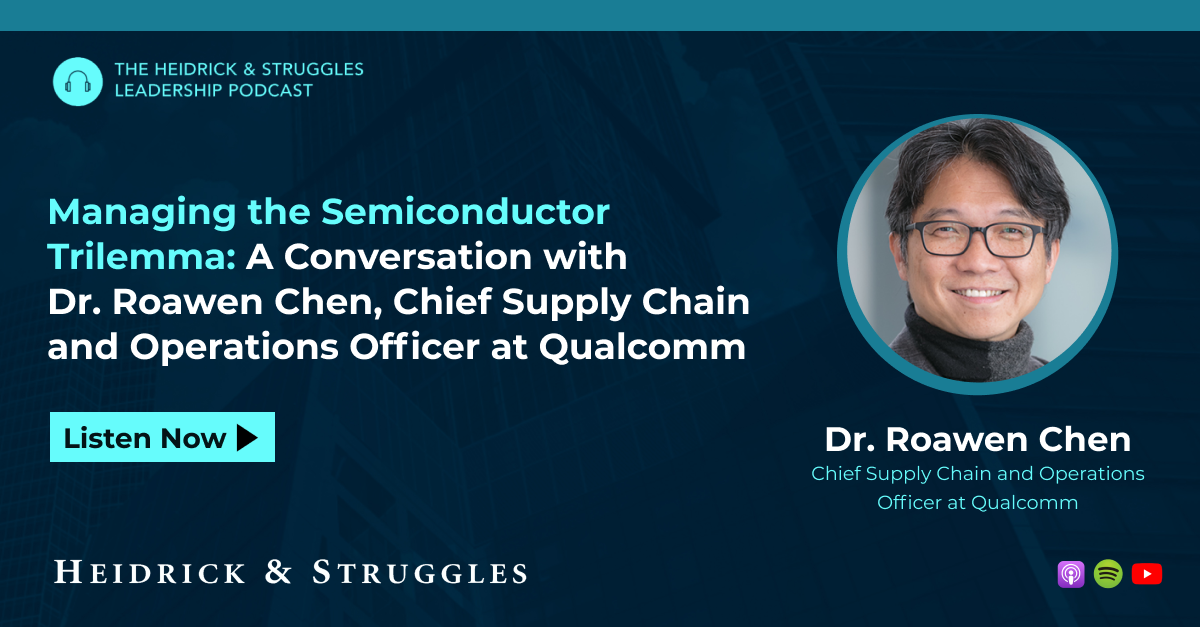 Managing the semiconductor trilemma: A conversation with Dr. Roawen ...