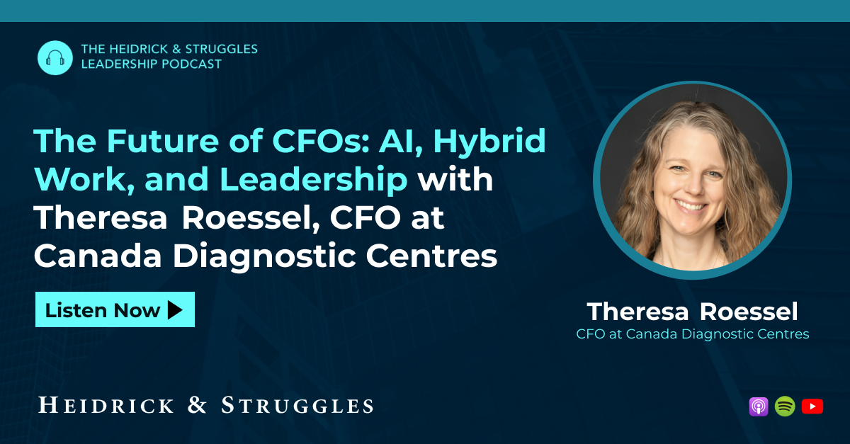 Theresa Roessel, CFO of Canada Diagnostic Centres, on the leadership ...