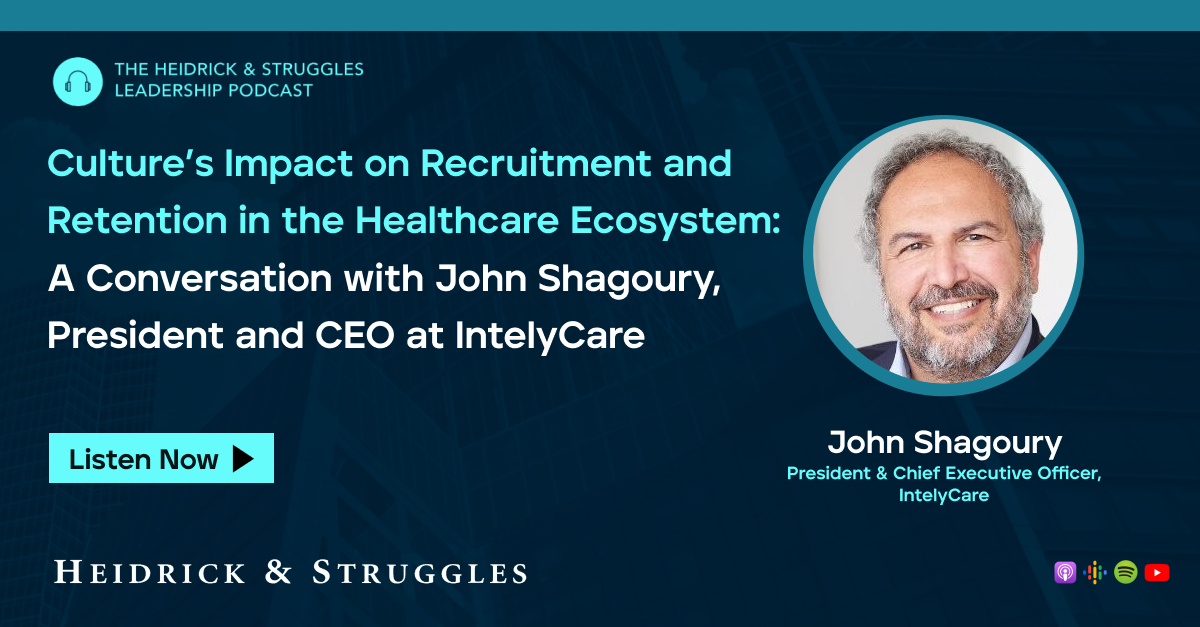 Culture’s impact on recruitment and retention in the healthcare ...