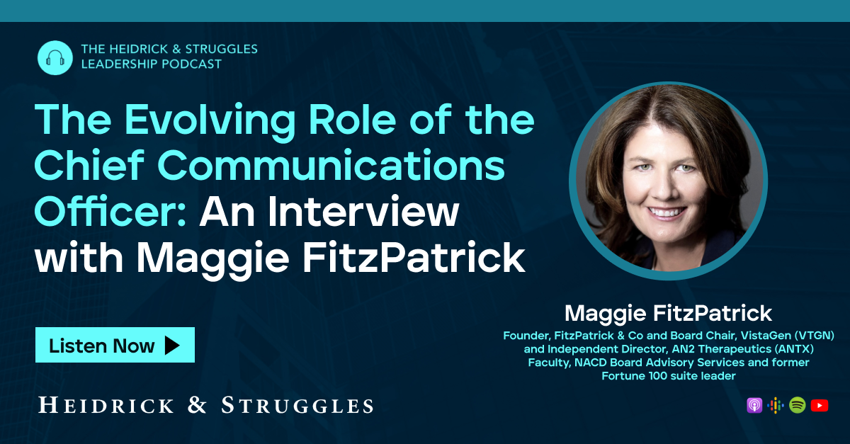 The evolving role of the chief communications officer: An interview ...
