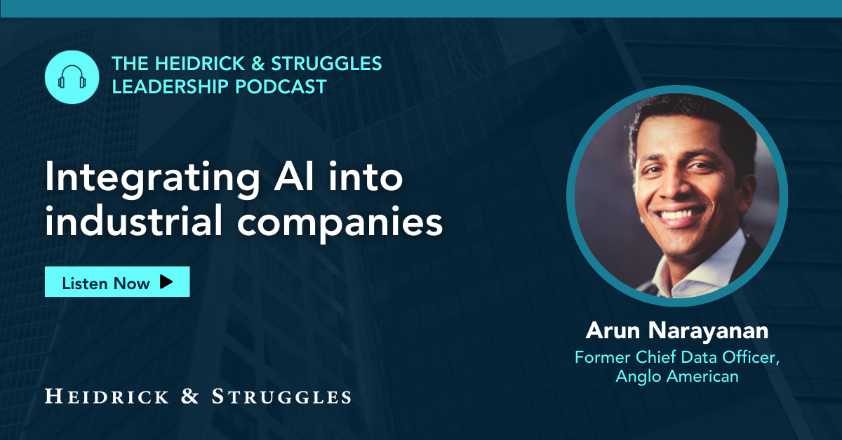 Integrating AI into industrial companies: A conversation with Arun Narayanan, former chief data ...