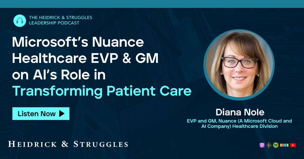 Microsoft’s Nuance Healthcare executive vice president & general ...