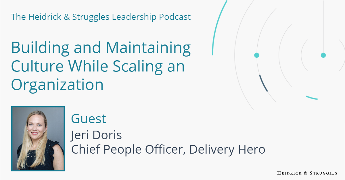 Building and maintaining culture while scaling an organization ...