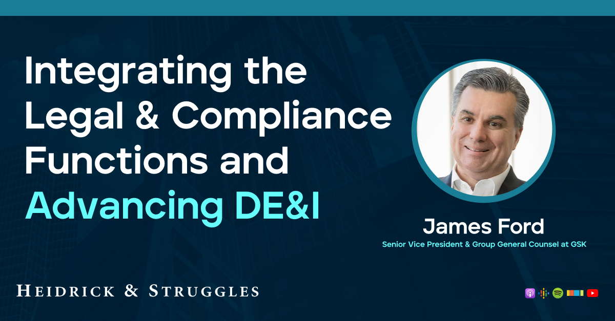 Integrating the legal & compliance functions and advancing DE&I: An ...