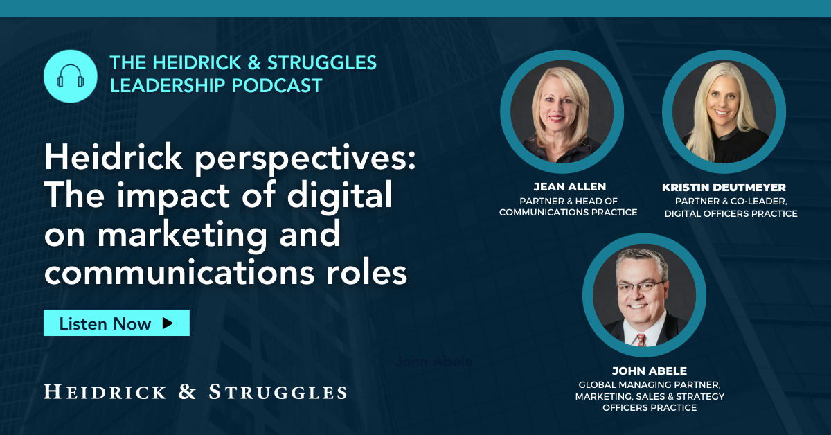 Heidrick perspectives: The impact of digital on marketing and ...