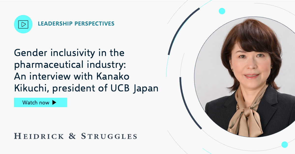 Gender inclusivity in the pharmaceutical industry: An interview with ...