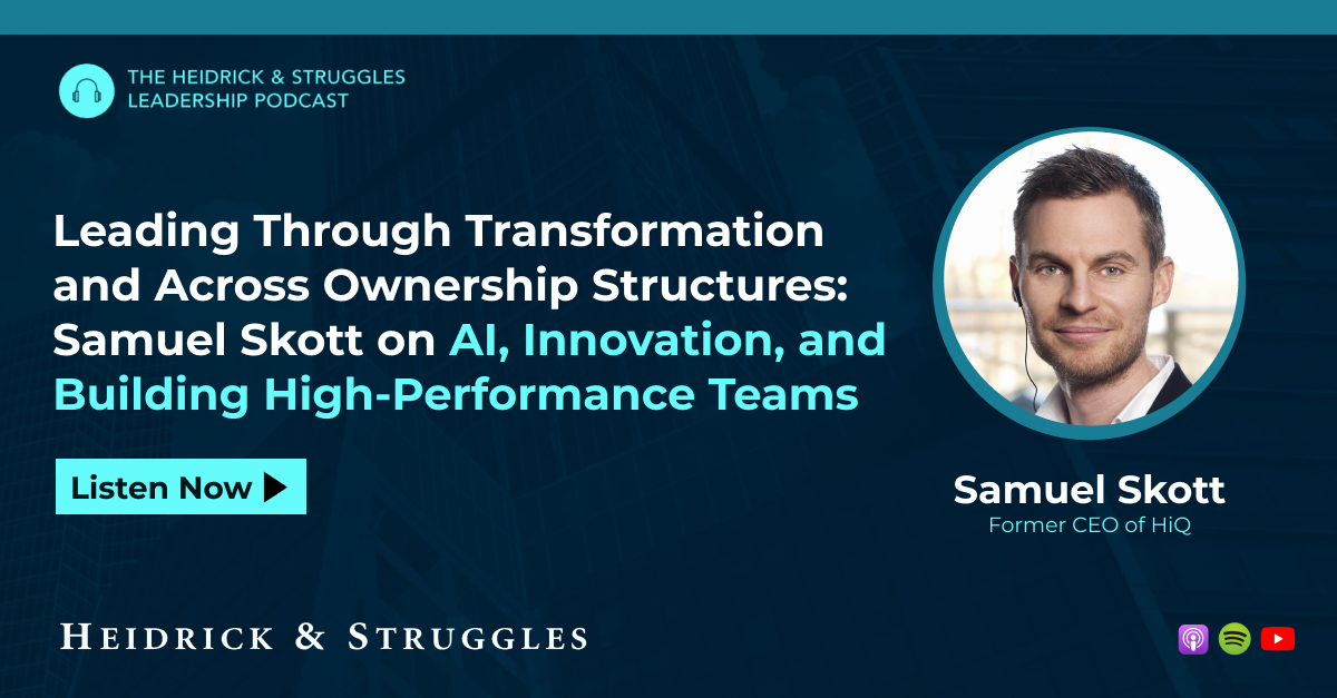 Leading through transformation and across ownership structures: Samuel ...