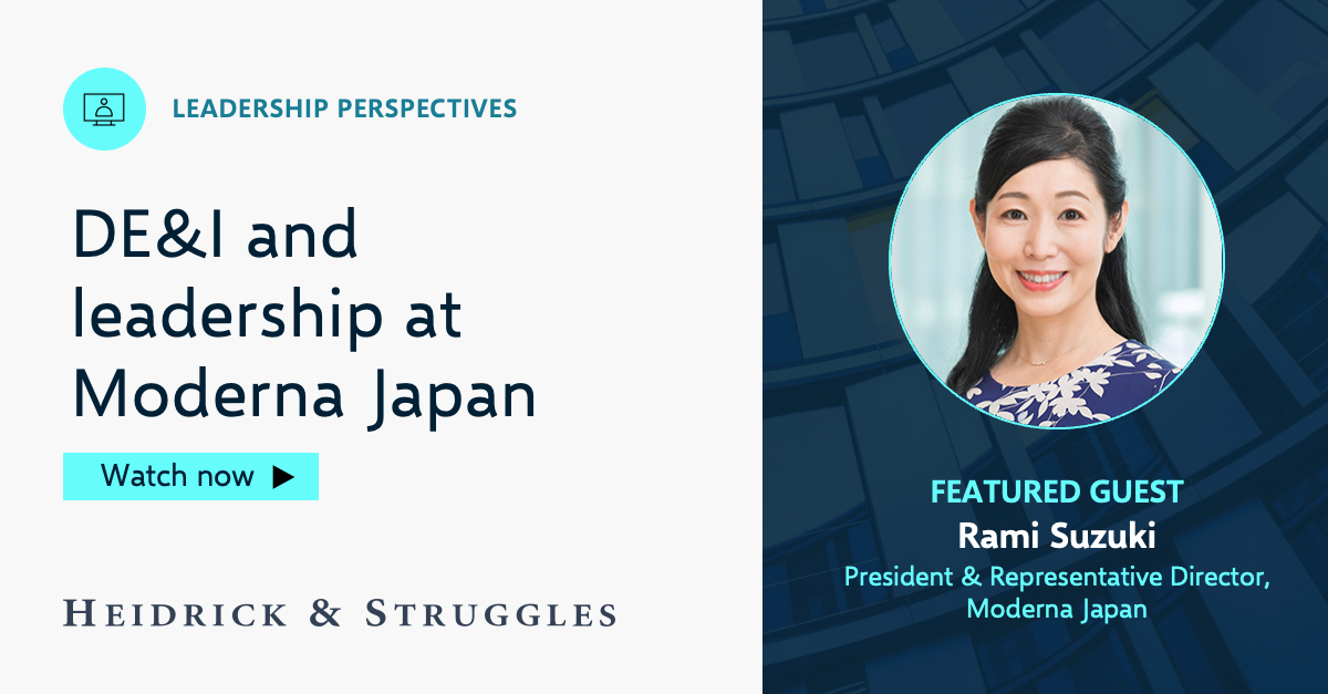 DE&I and leadership at Moderna Japan: An interview with Rami Suzuki ...