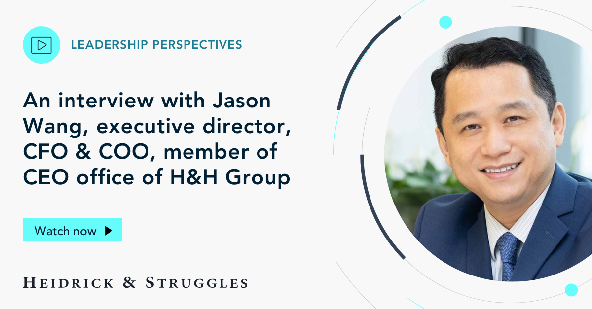 Leadership perspectives: An interview with Jason Wang, executive ...