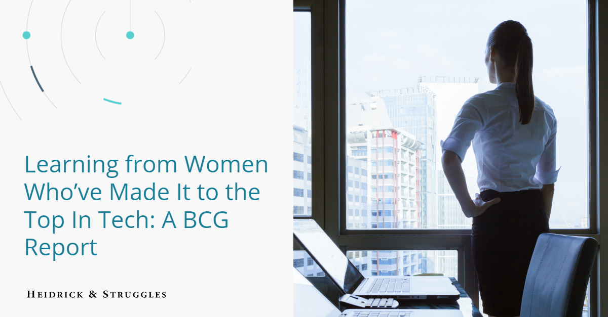 Learning from women who’ve made it to the top in tech: A BCG report | Insights | Heidrick ...